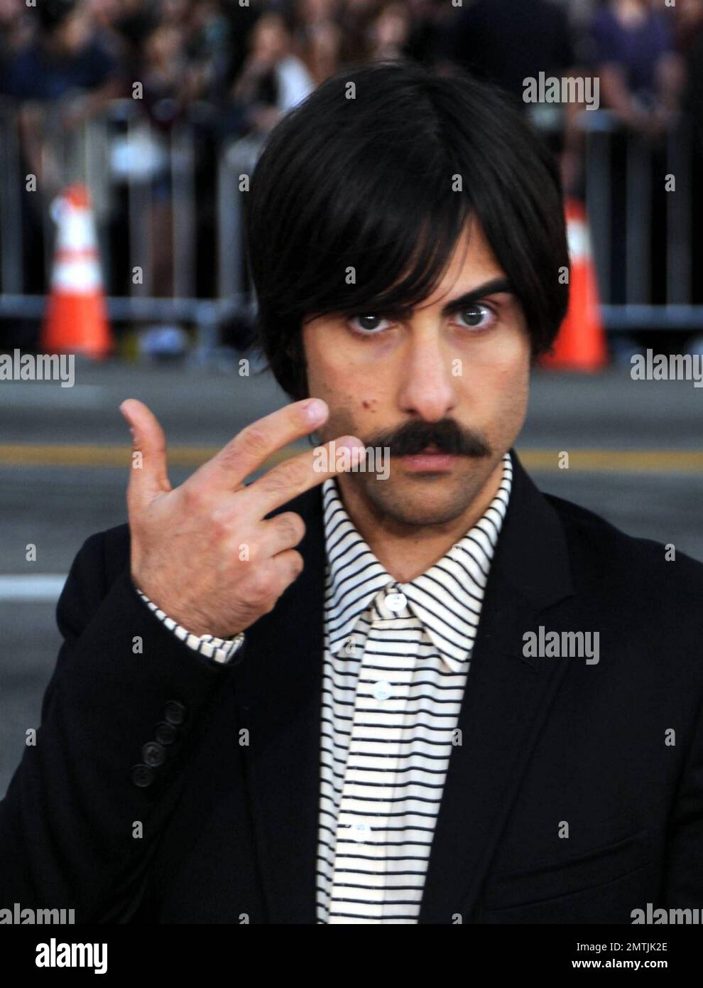 Actor Jason Schwartzman arrives at the "Scott Pilgrim vs the World ...