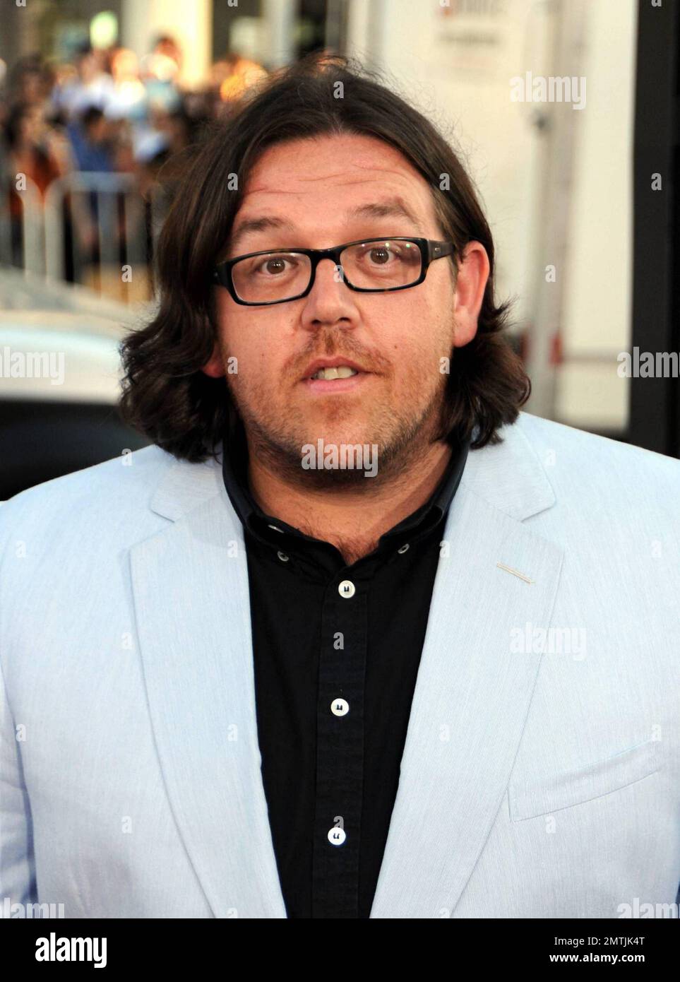 Actor Nick Frost arrives at the "Scott Pilgrim vs the World" Premiere ...
