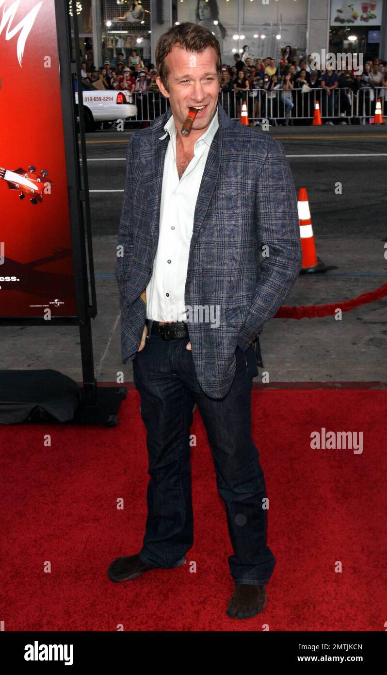 Actor Thomas Jane arrives at the "Scott Pilgrim vs the World" Premiere ...