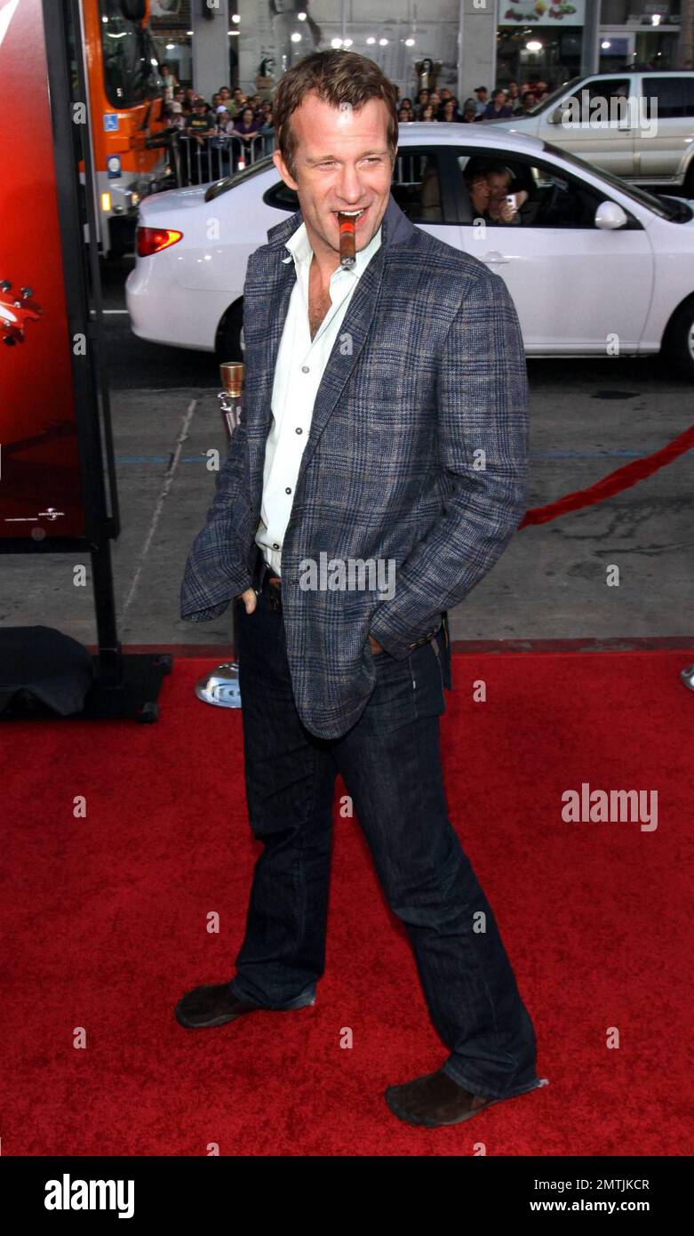 Actor Thomas Jane arrives at the "Scott Pilgrim vs the World" Premiere ...