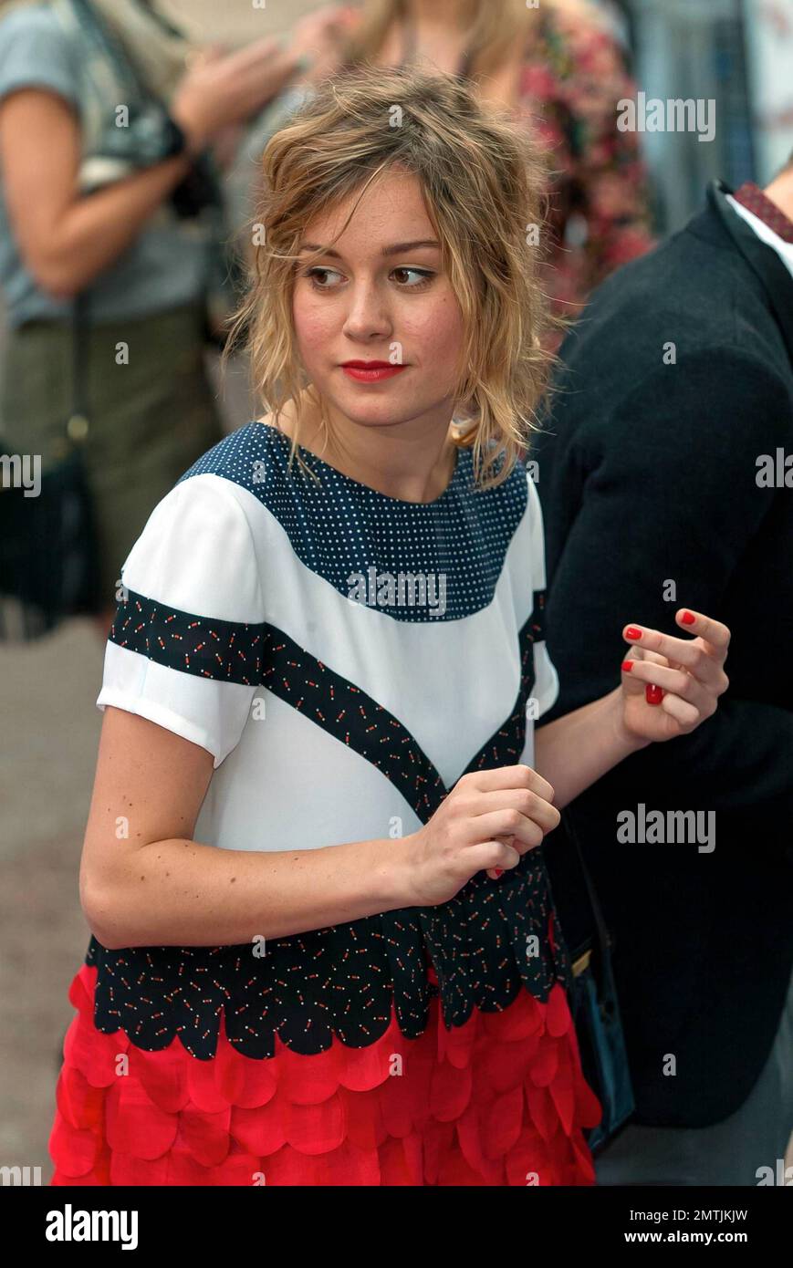 Brie Larson appears at the European premiere of "Scott Pilgrim vs The ...