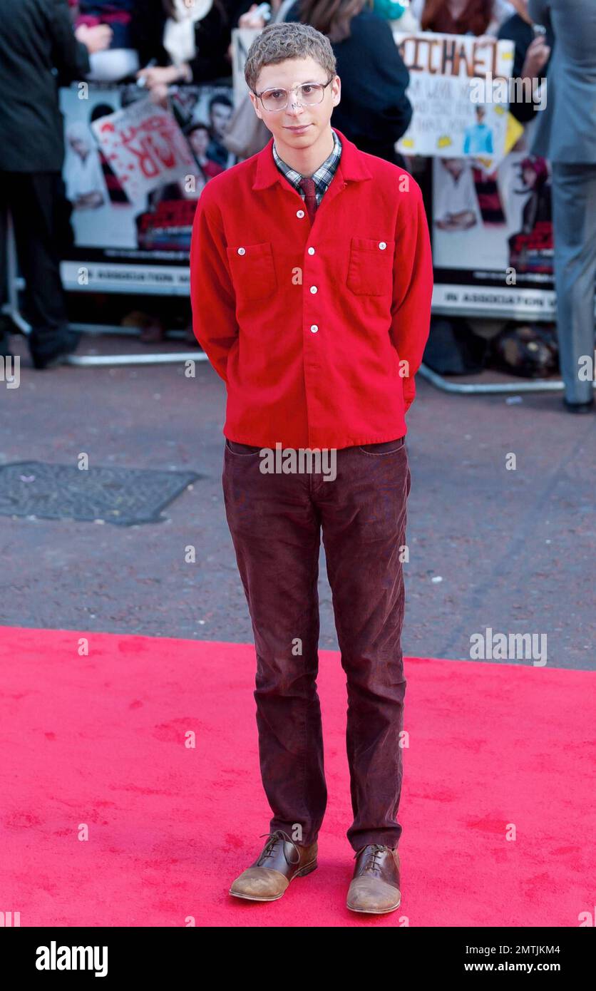Michael Cera sports MC written in marker on his nose as he appears at ...