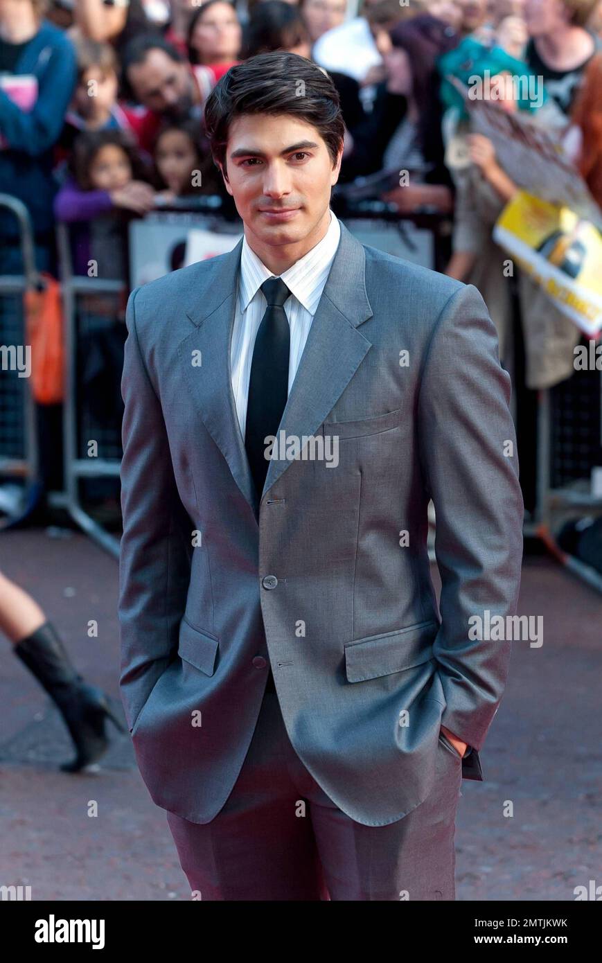 Brandon Routh appears at the European premiere of "Scott Pilgrim vs The ...