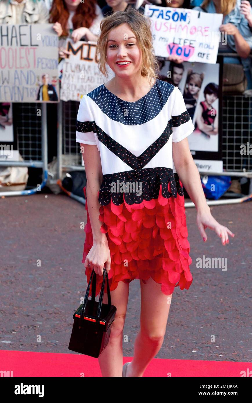 Brie Larson appears at the European premiere of "Scott Pilgrim vs The ...