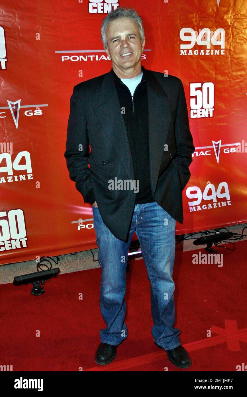 Anthony John Denison arrives to the 50 Cent performance on the Pontiac ...