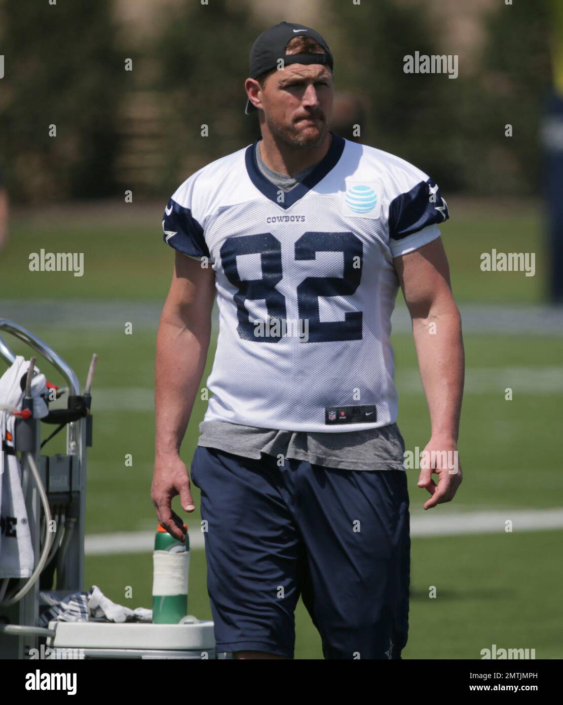 Dallas Cowboys tight end Jason Witten (82) walks the filed during an ...
