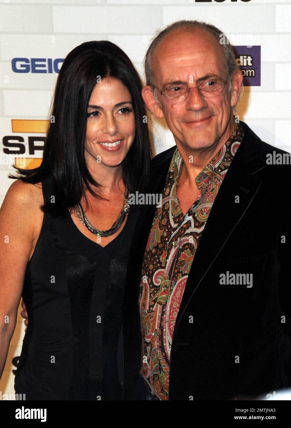 Actor Christopher Lloyd and guest arrive at Spike TV's "Scream 2010" at ...