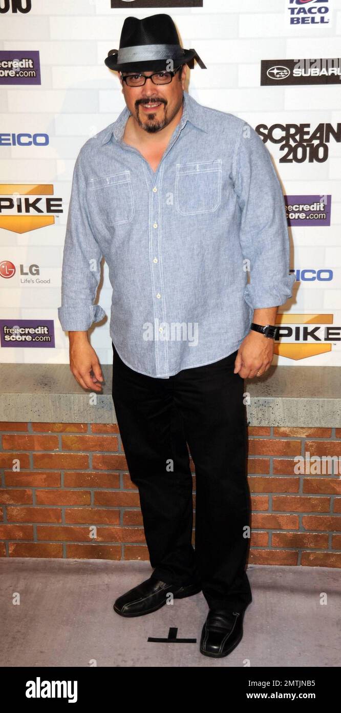 Actor David Zayas arrives at Spike TV's "Scream 2010" at The Greek ...