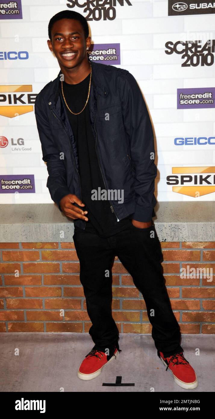 Actor Malcolm David Kelley arrives at Spike TV's "Scream 2010" at The ...