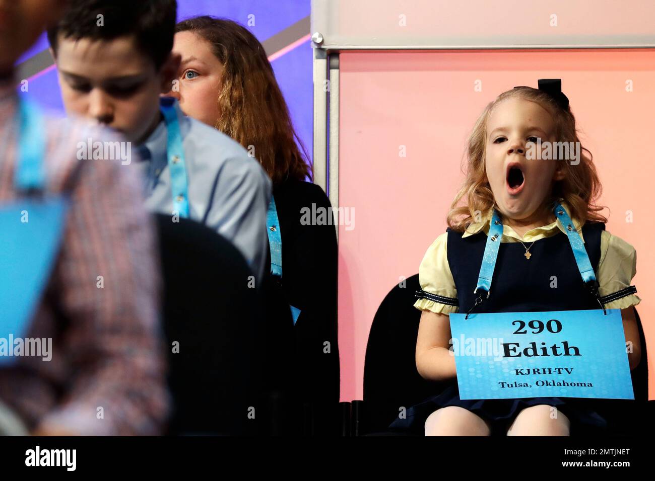 Edith Fuller, 6, of Tulsa, Okla., the youngest speller in history to ...