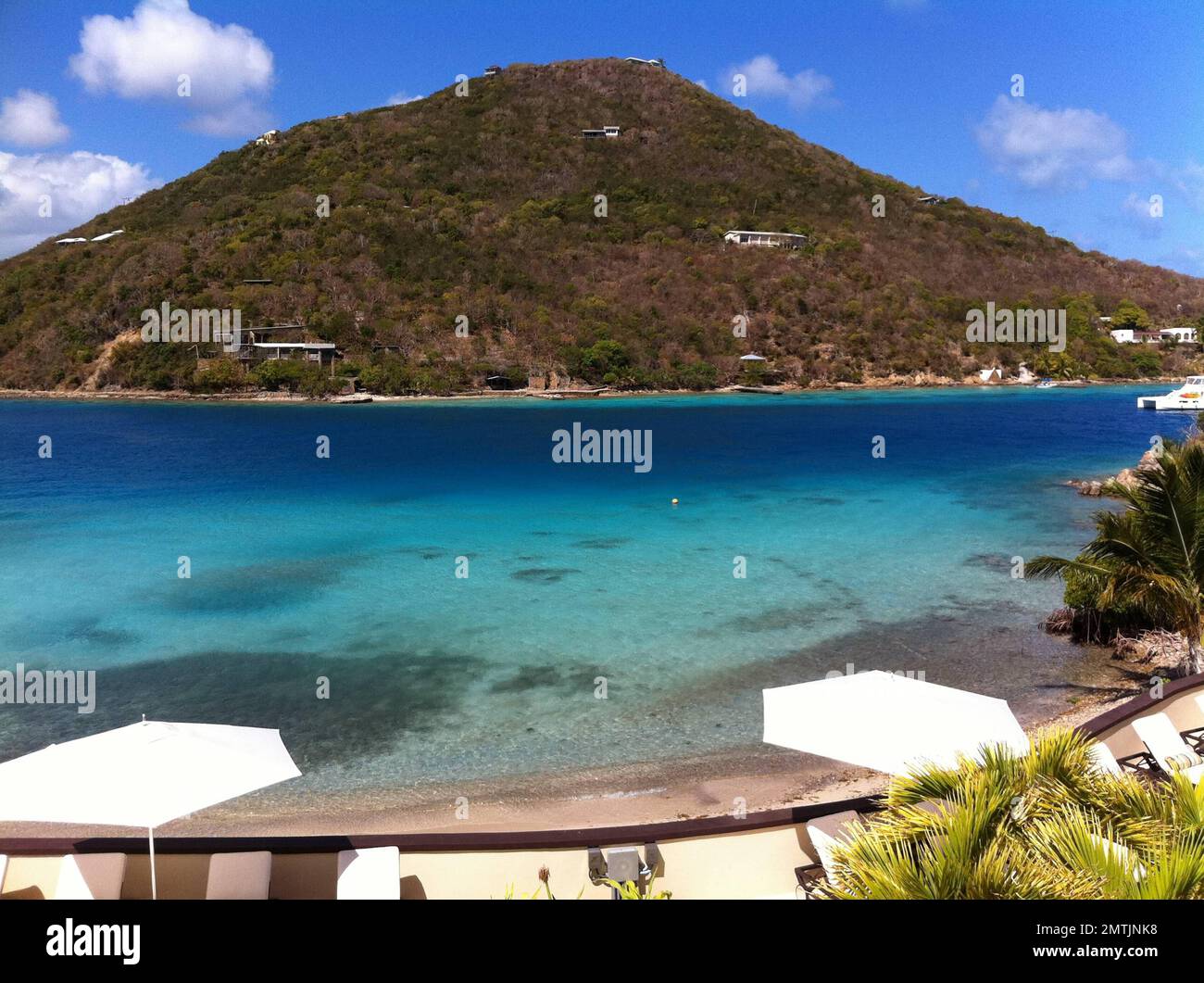 EXCLUSIVE!! General views of picturesque Scrub Island, it's hotel and ...