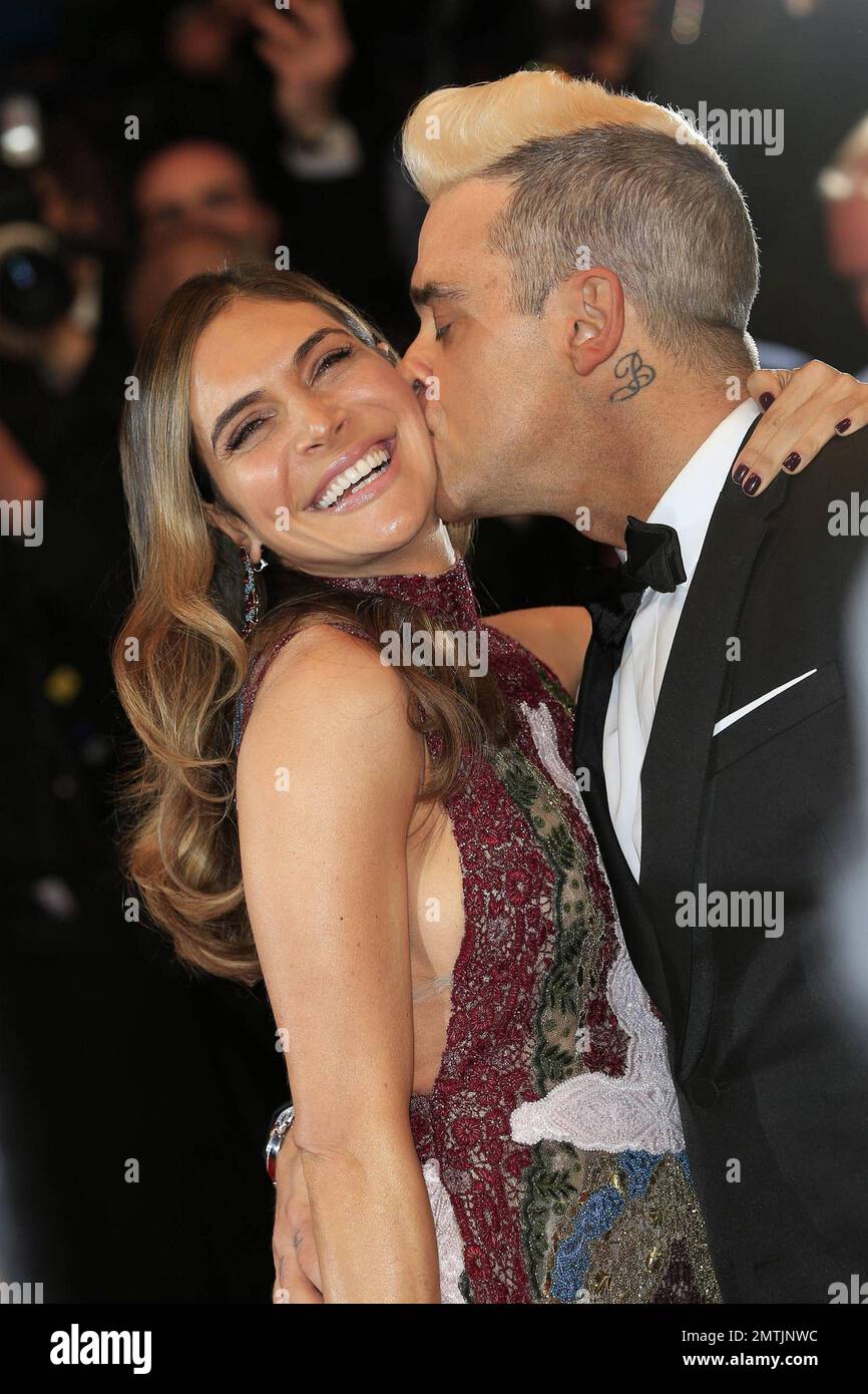 Robbie Williams and Ayda Field at “The Sea Of Trees” Premiere during ...