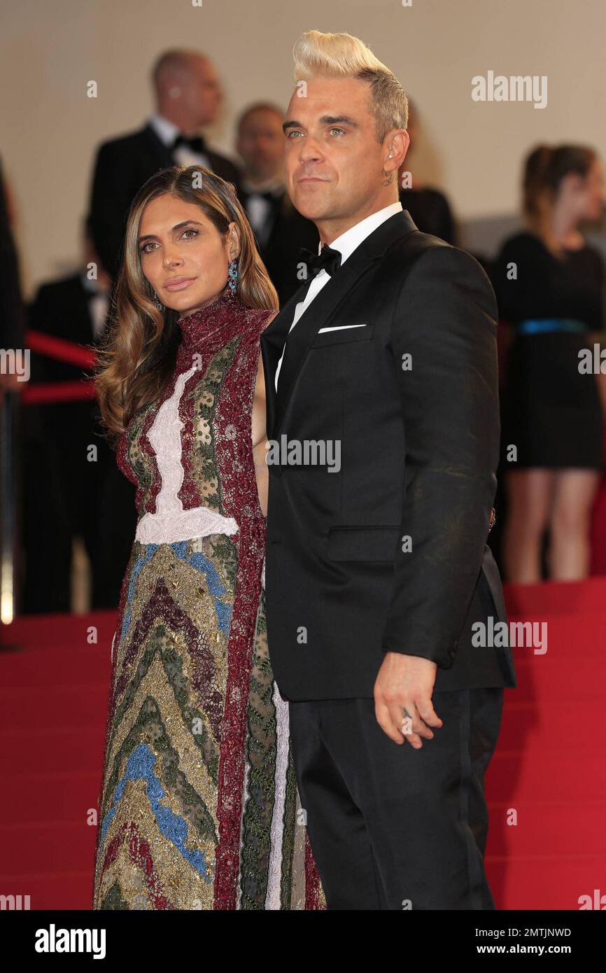 Robbie Williams and Ayda Field at “The Sea Of Trees” Premiere during ...