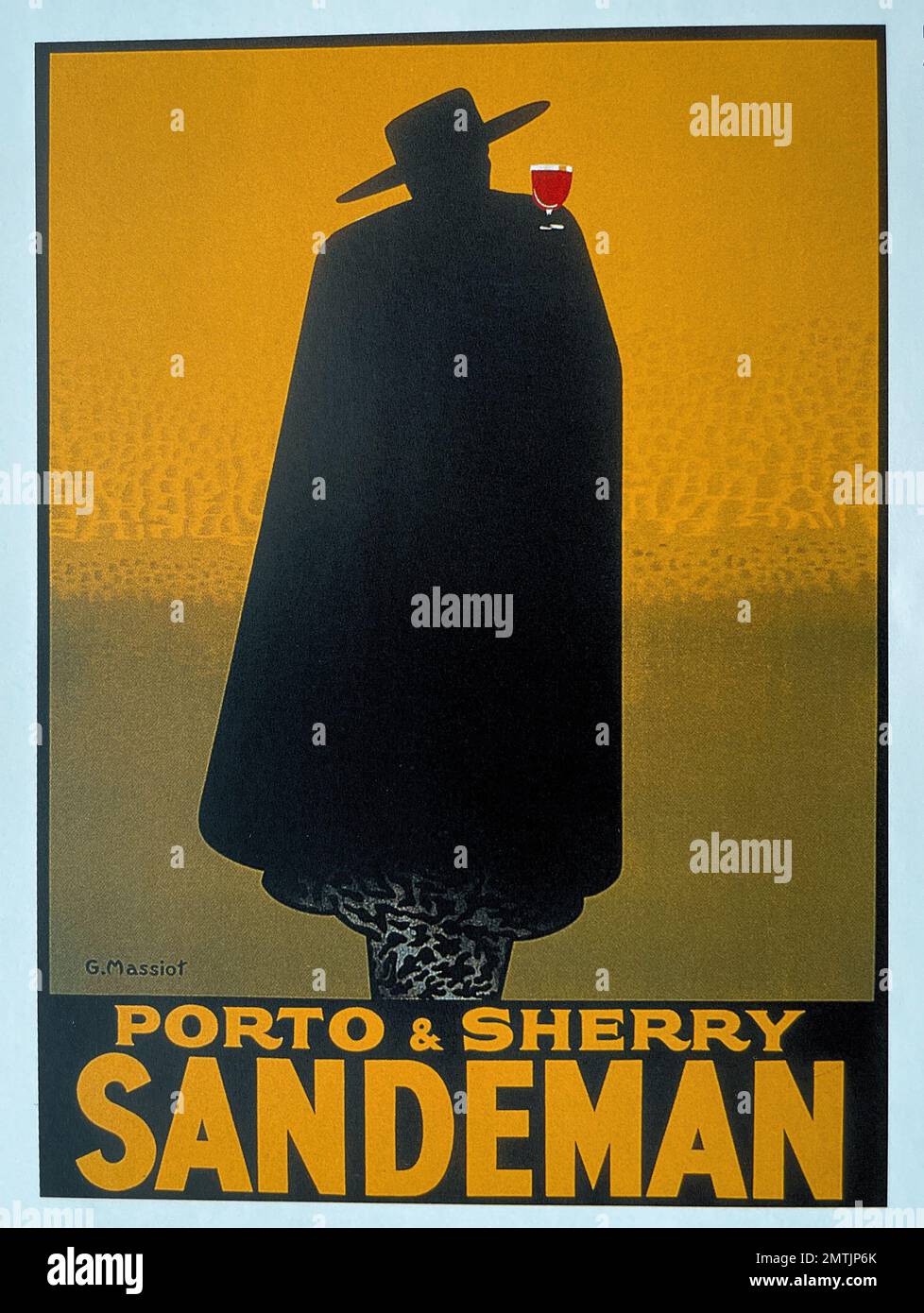 SANDEMAN PORT advert about 1928 Stock Photo - Alamy