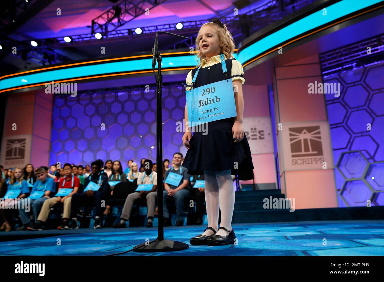 Edith Fuller, 6, of Tulsa, Okla., the the youngest speller in history ...