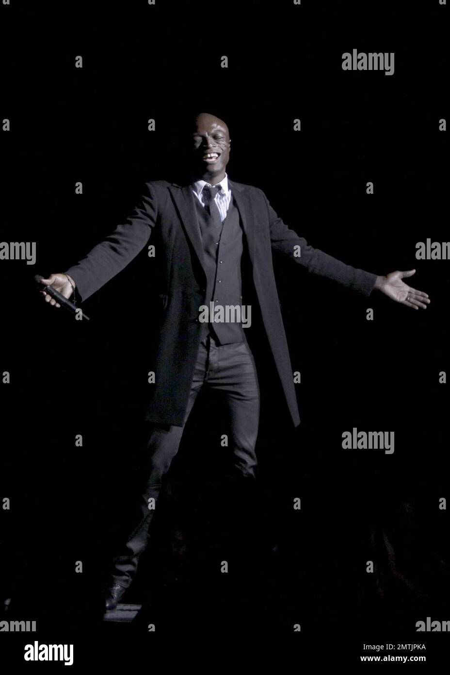 British soul singer and songwriter, Seal, performs live at the Fillmore ...