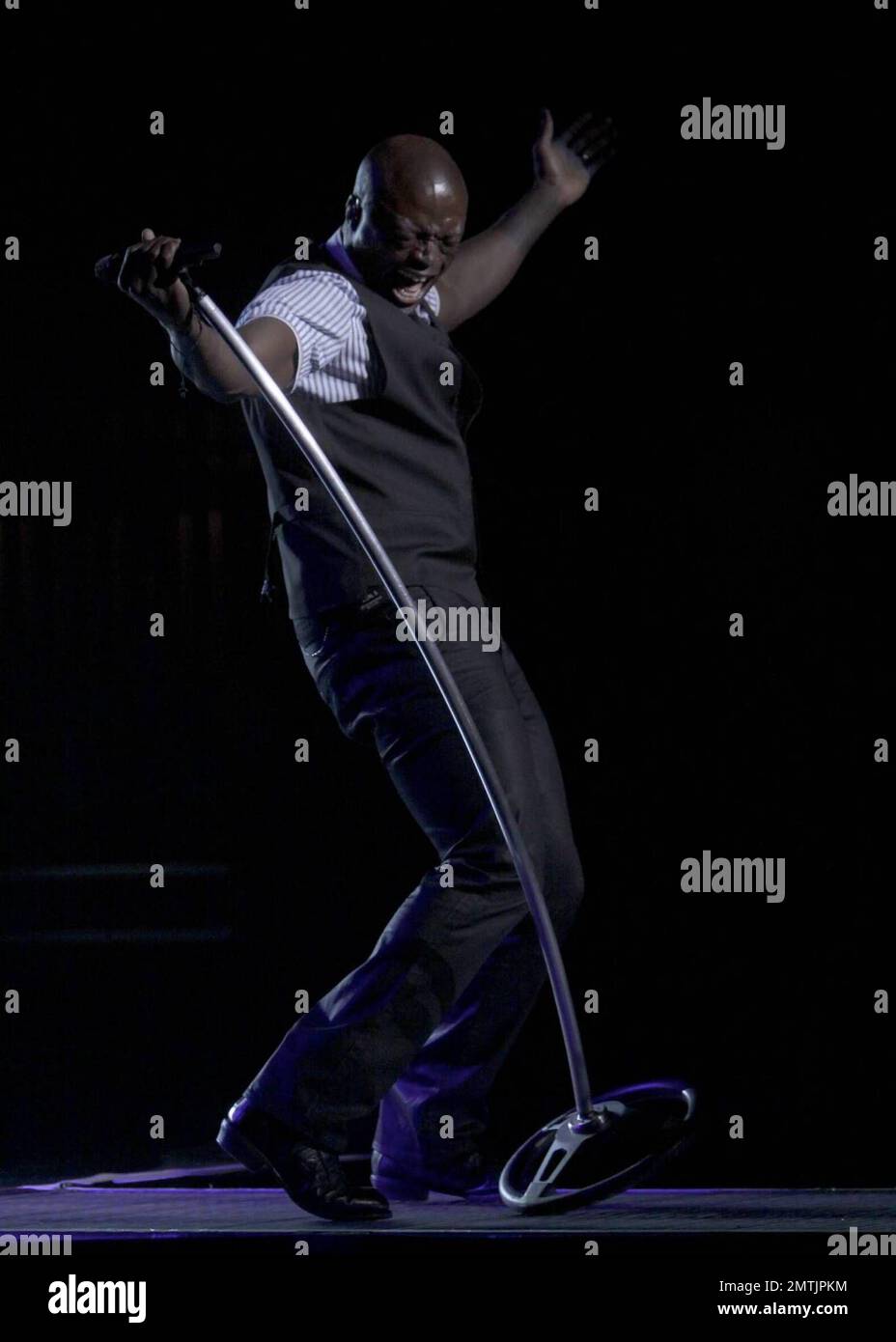 British soul singer and songwriter, Seal, performs live at the Fillmore ...