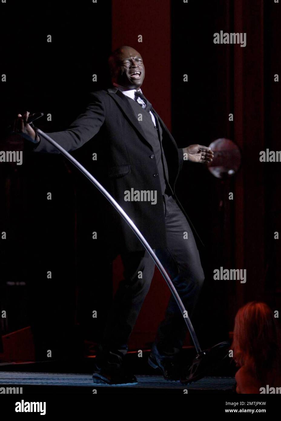 British soul singer and songwriter, Seal, performs live at the Fillmore ...