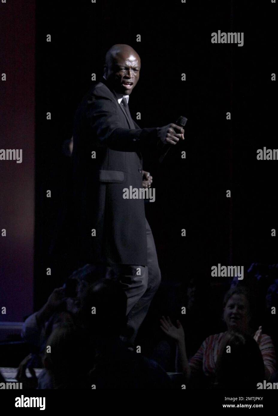 British soul singer and songwriter, Seal, performs live at the Fillmore ...