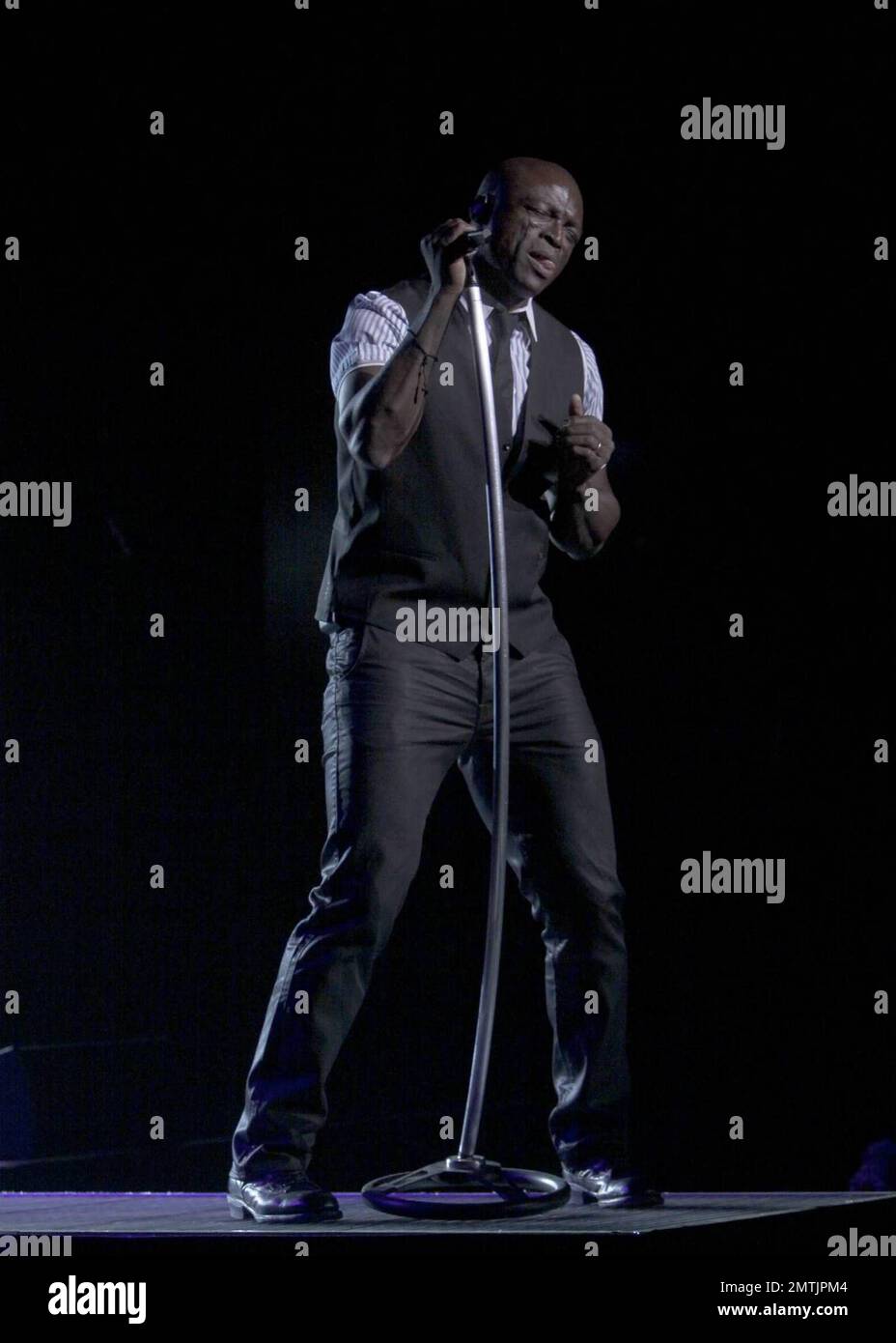 British soul singer and songwriter, Seal, performs live at the Fillmore ...