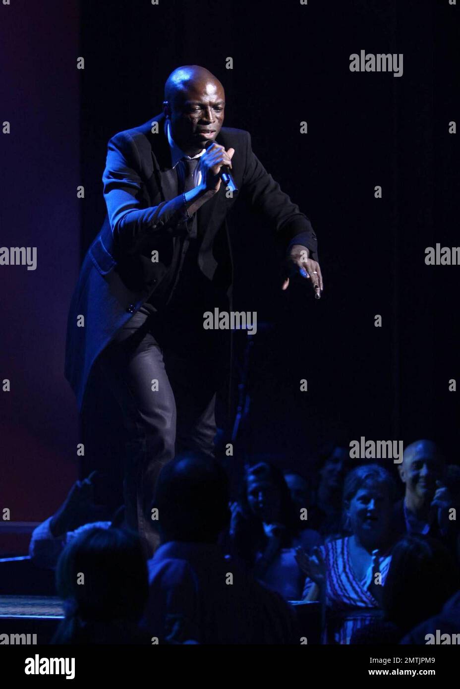 British soul singer and songwriter, Seal, performs live at the Fillmore ...