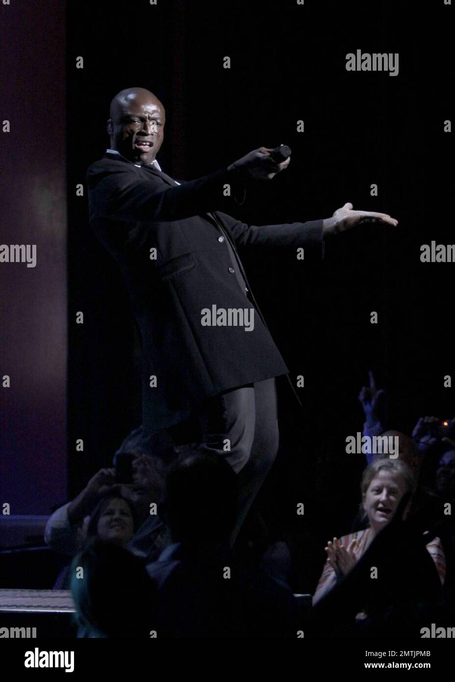 British soul singer and songwriter, Seal, performs live at the Fillmore ...