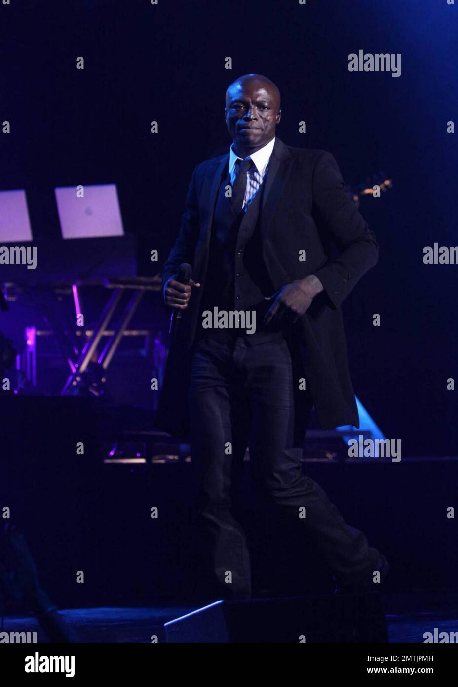 British soul singer and songwriter, Seal, performs live at the Fillmore ...