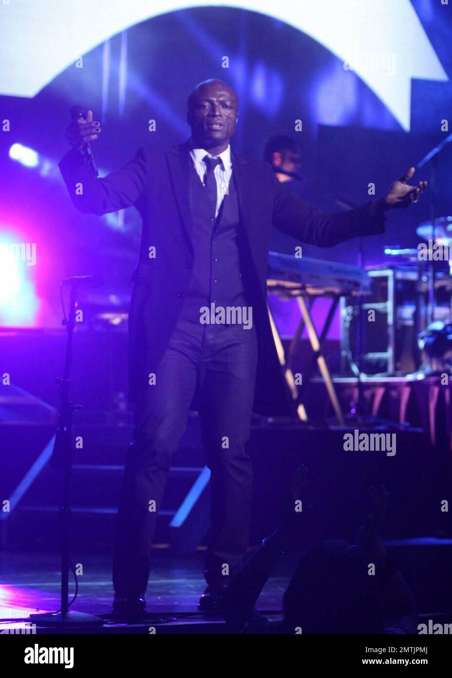 British soul singer and songwriter, Seal, performs live at the Fillmore ...