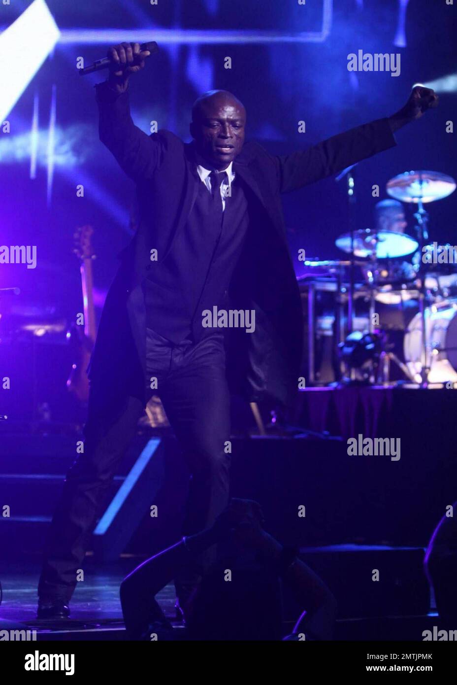 British soul singer and songwriter, Seal, performs live at the Fillmore ...