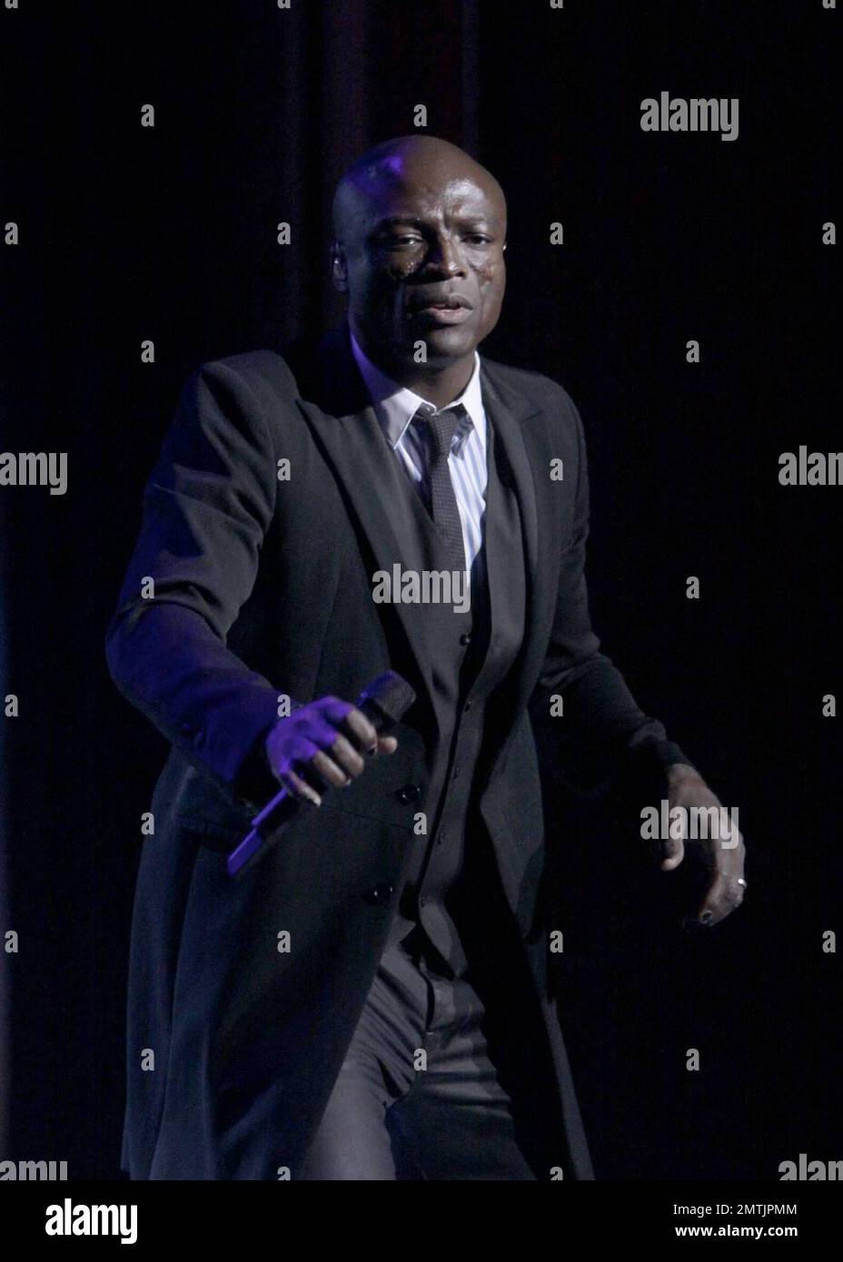 British soul singer and songwriter, Seal, performs live at the Fillmore ...