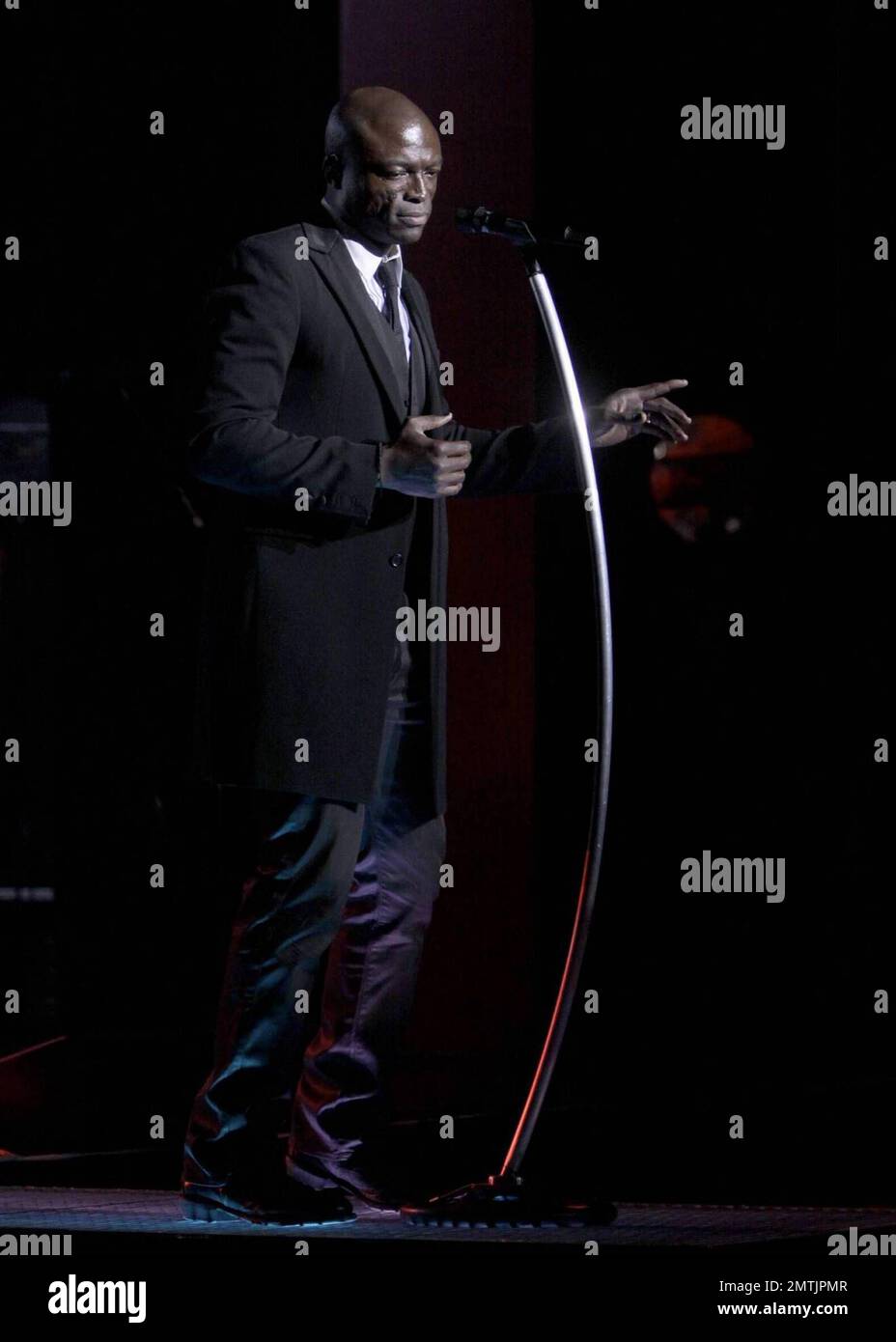 British soul singer and songwriter, Seal, performs live at the Fillmore ...