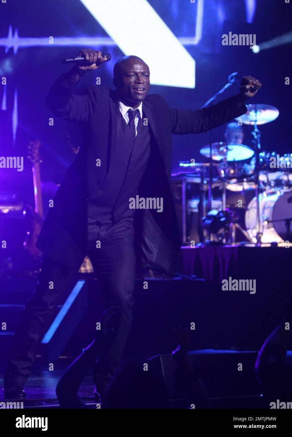 British soul singer and songwriter, Seal, performs live at the Fillmore ...