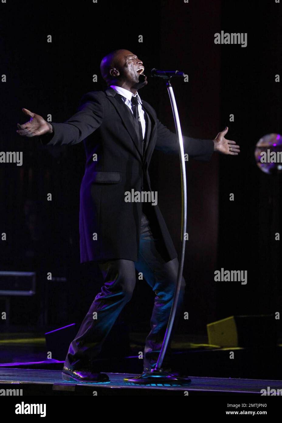 British soul singer and songwriter, Seal, performs live at the Fillmore ...