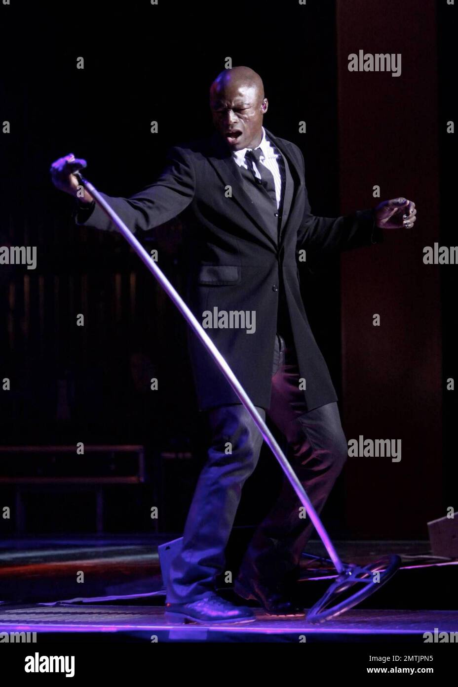 British soul singer and songwriter, Seal, performs live at the Fillmore ...