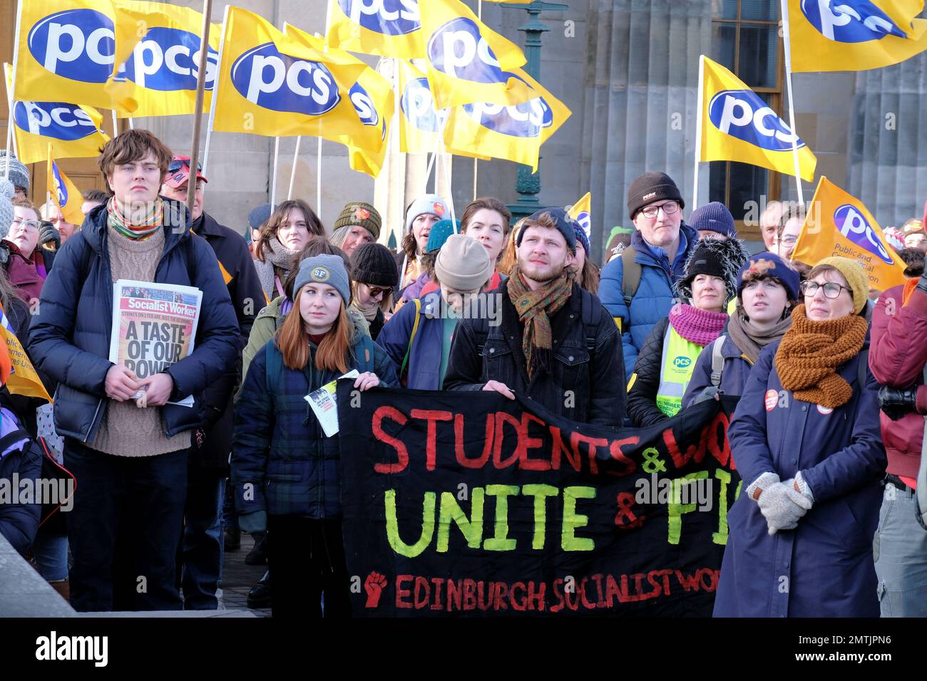Pcs members strike hi-res stock photography and images - Alamy