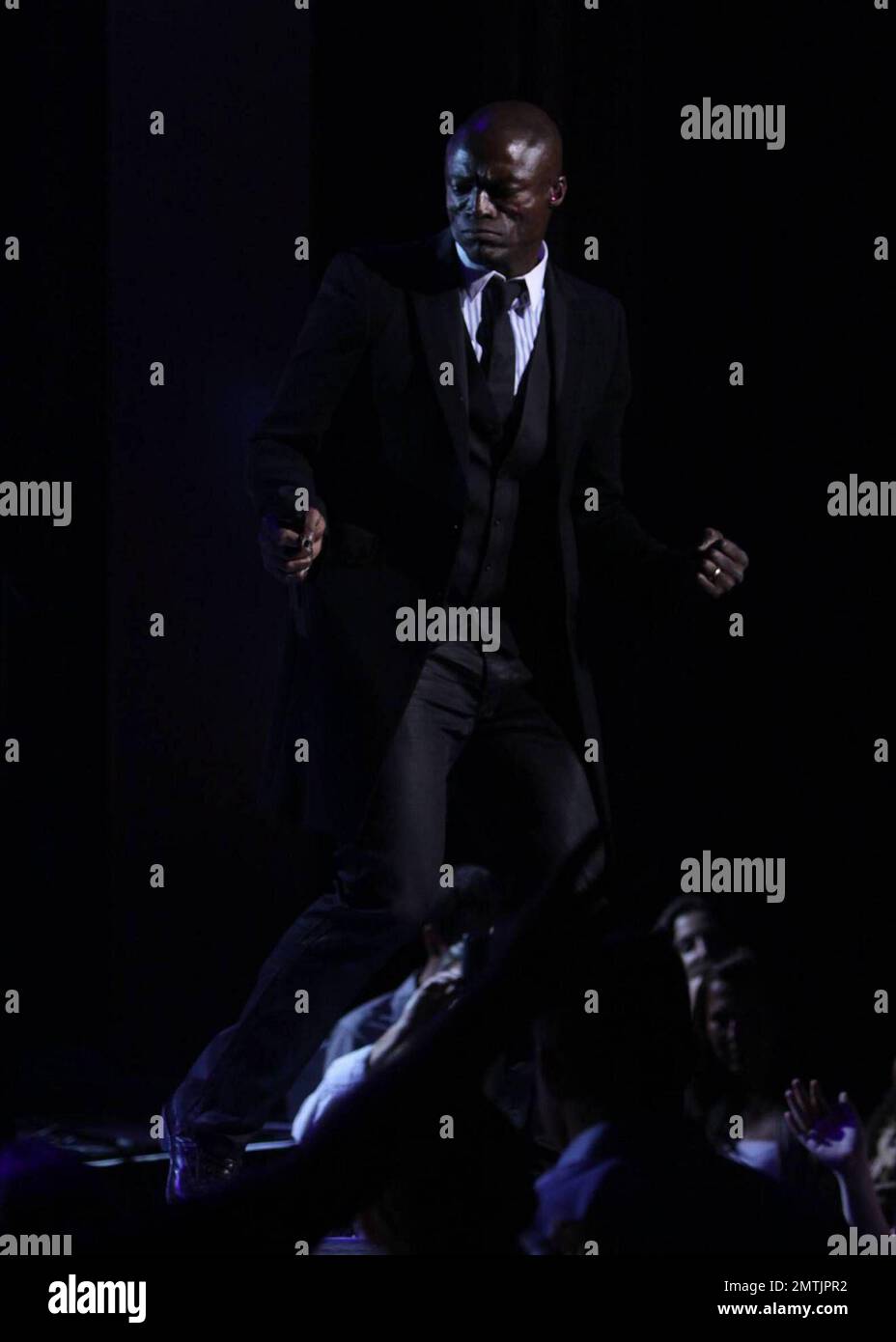 British soul singer and songwriter, Seal, performs live at the Fillmore ...