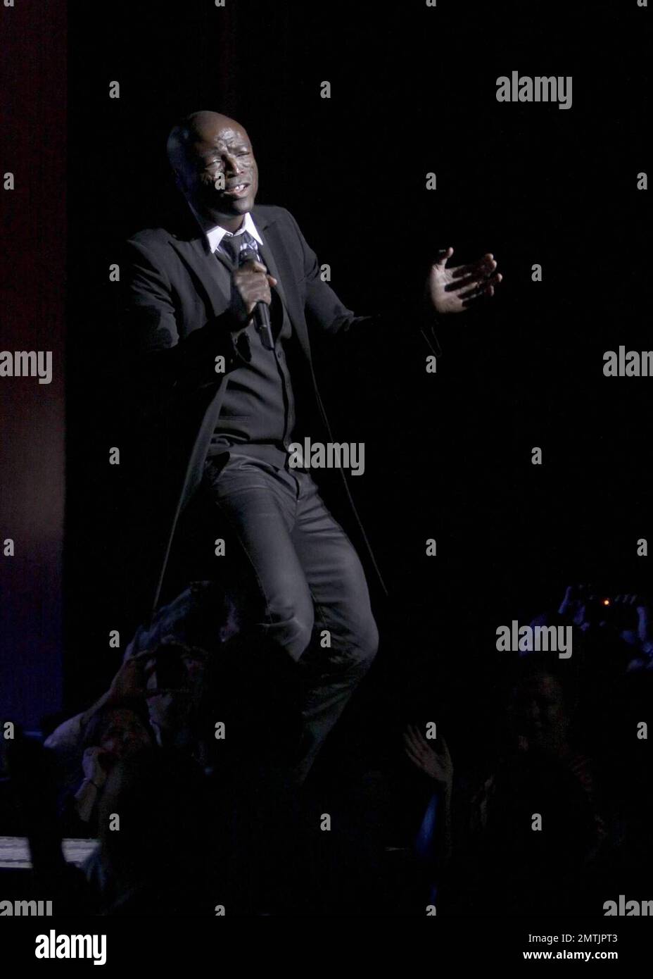 British soul singer and songwriter, Seal, performs live at the Fillmore ...