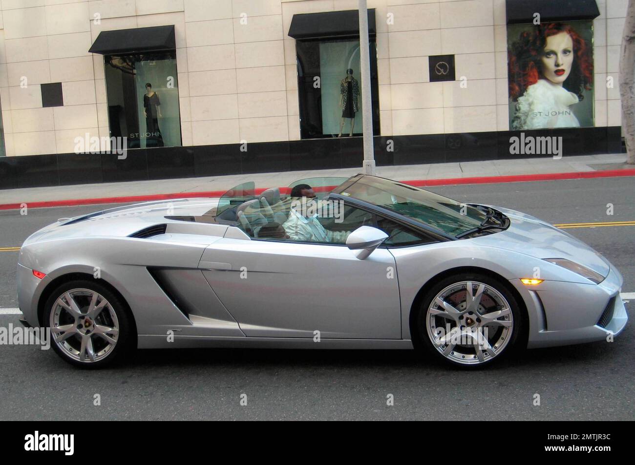 EXCLUSIVE!! Sean "Diddy" Combs drives around Beverly Hills in his ...