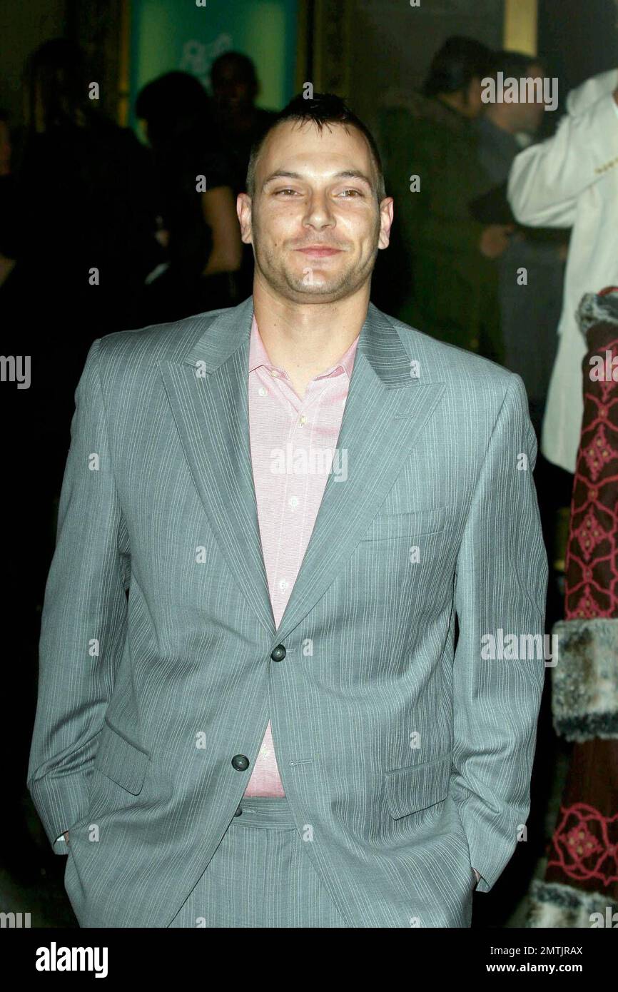Kevin Federline attends the Sean John fashion show at Mercedes-Benz ...