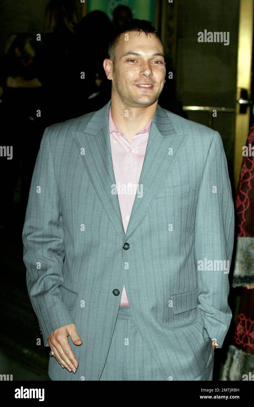 Kevin Federline attends the Sean John fashion show at Mercedes-Benz ...