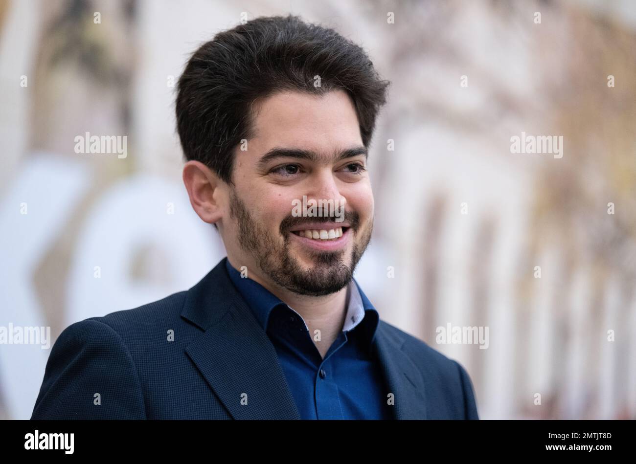 Munich, Germany. 01st Feb, 2023. Lahav Shani, future chief conductor of ...