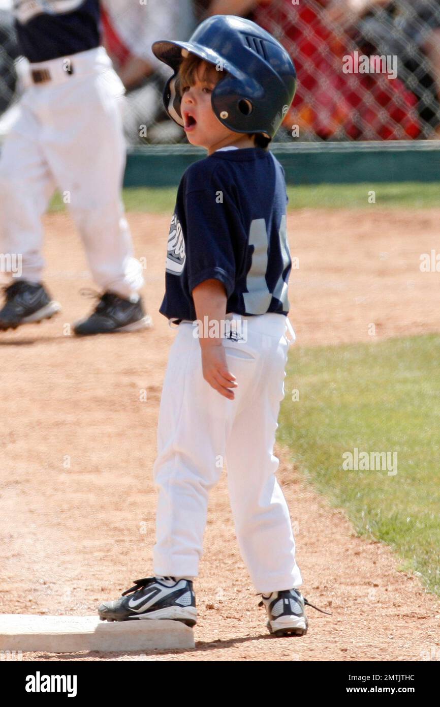 It was a family event at Sean Preston's Pony League game today. Mom ...