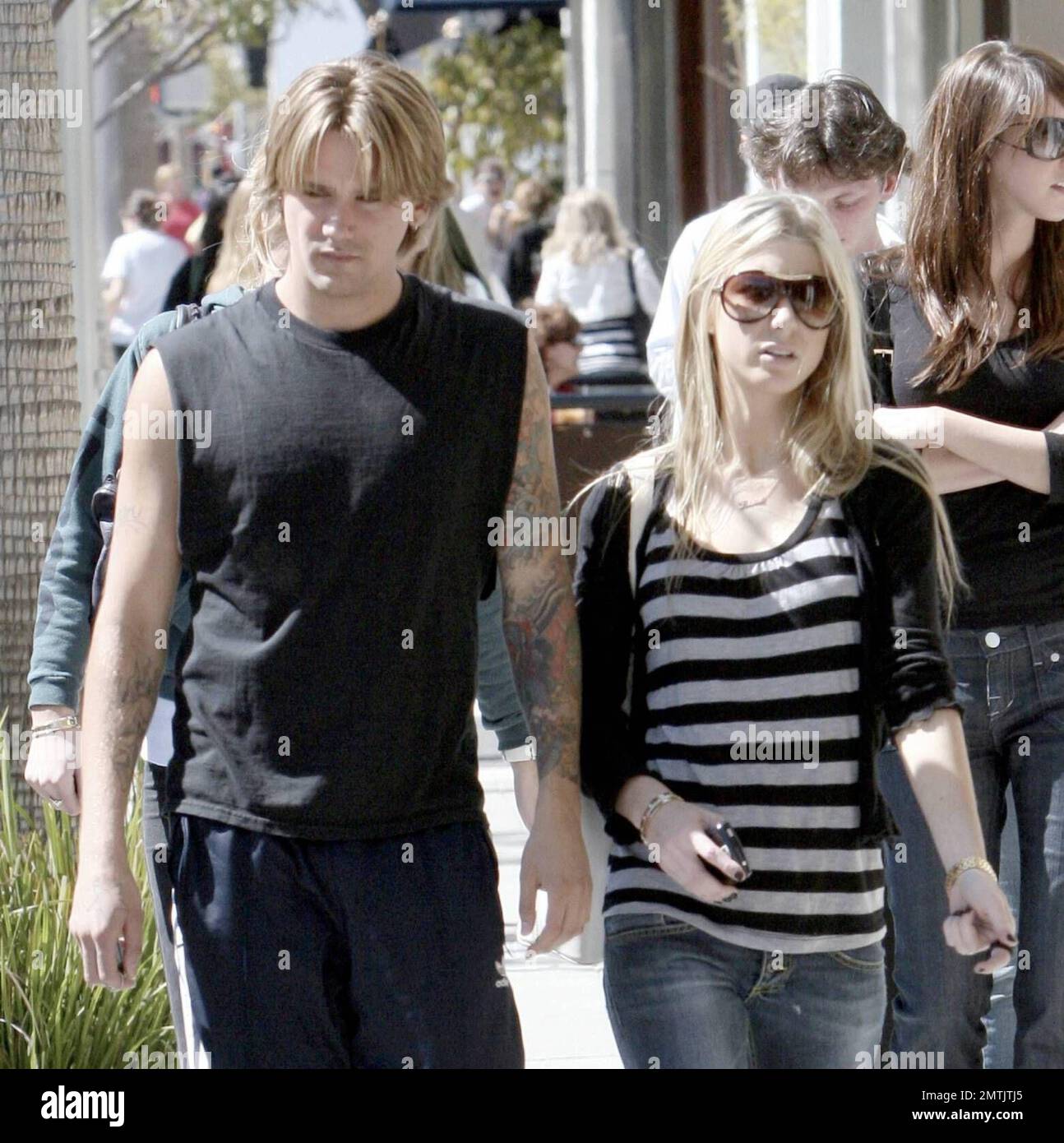 Exclusive!! Sons Of Hollywood star, Sean Stewart and an unidentified ...