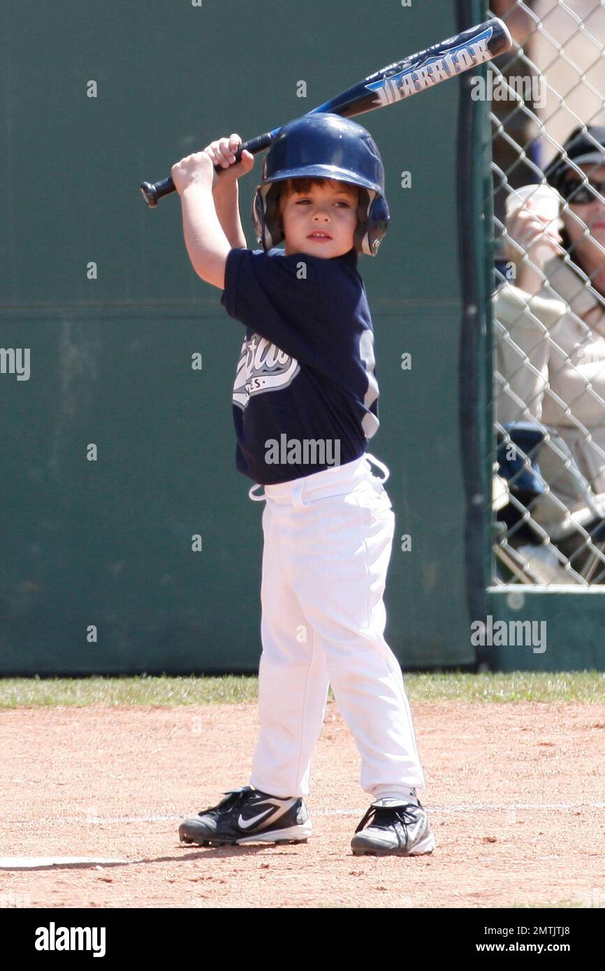 It was a family event at Sean Preston's Pony League game today. Mom ...