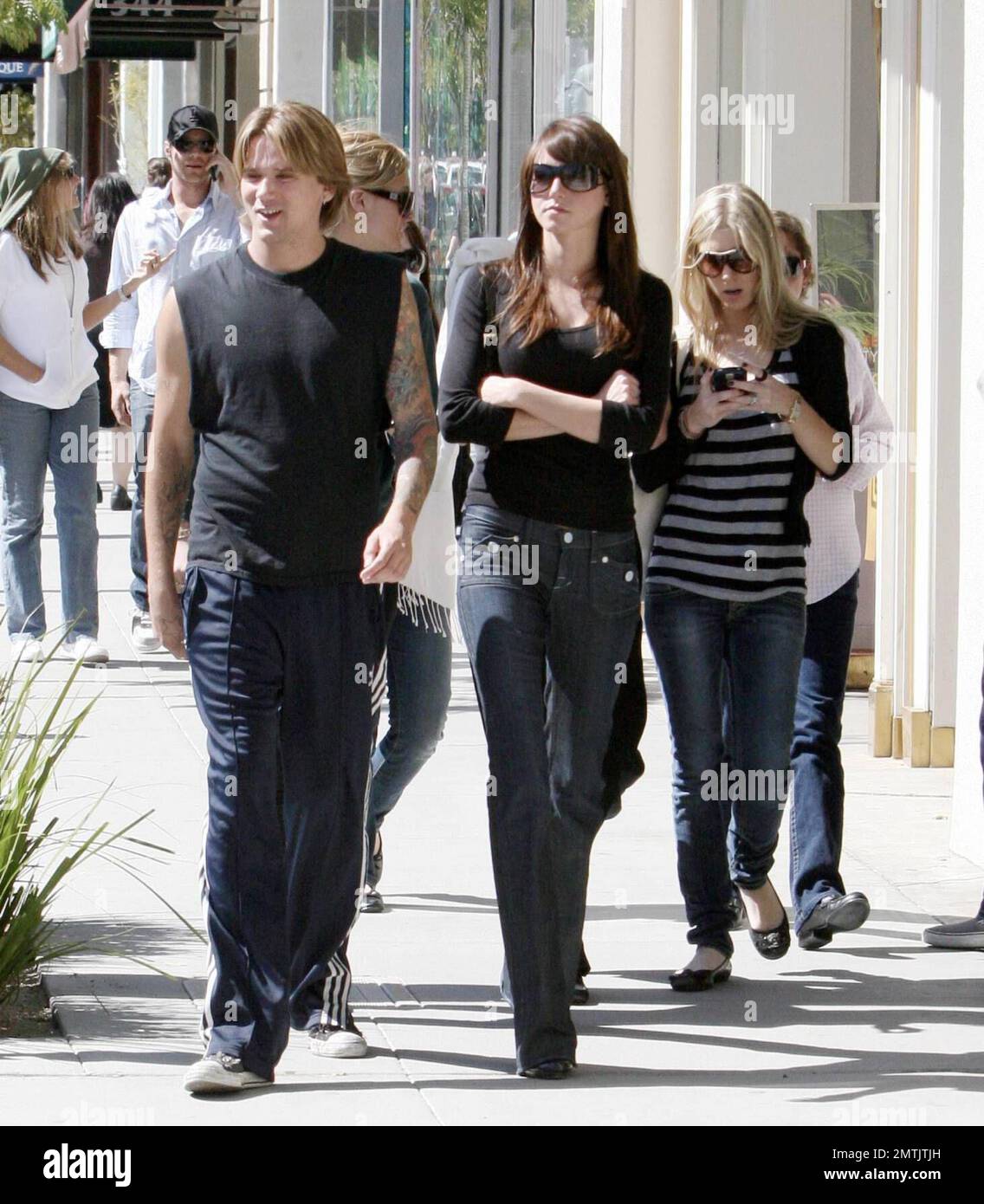 Exclusive!! Sons Of Hollywood star, Sean Stewart and an unidentified ...