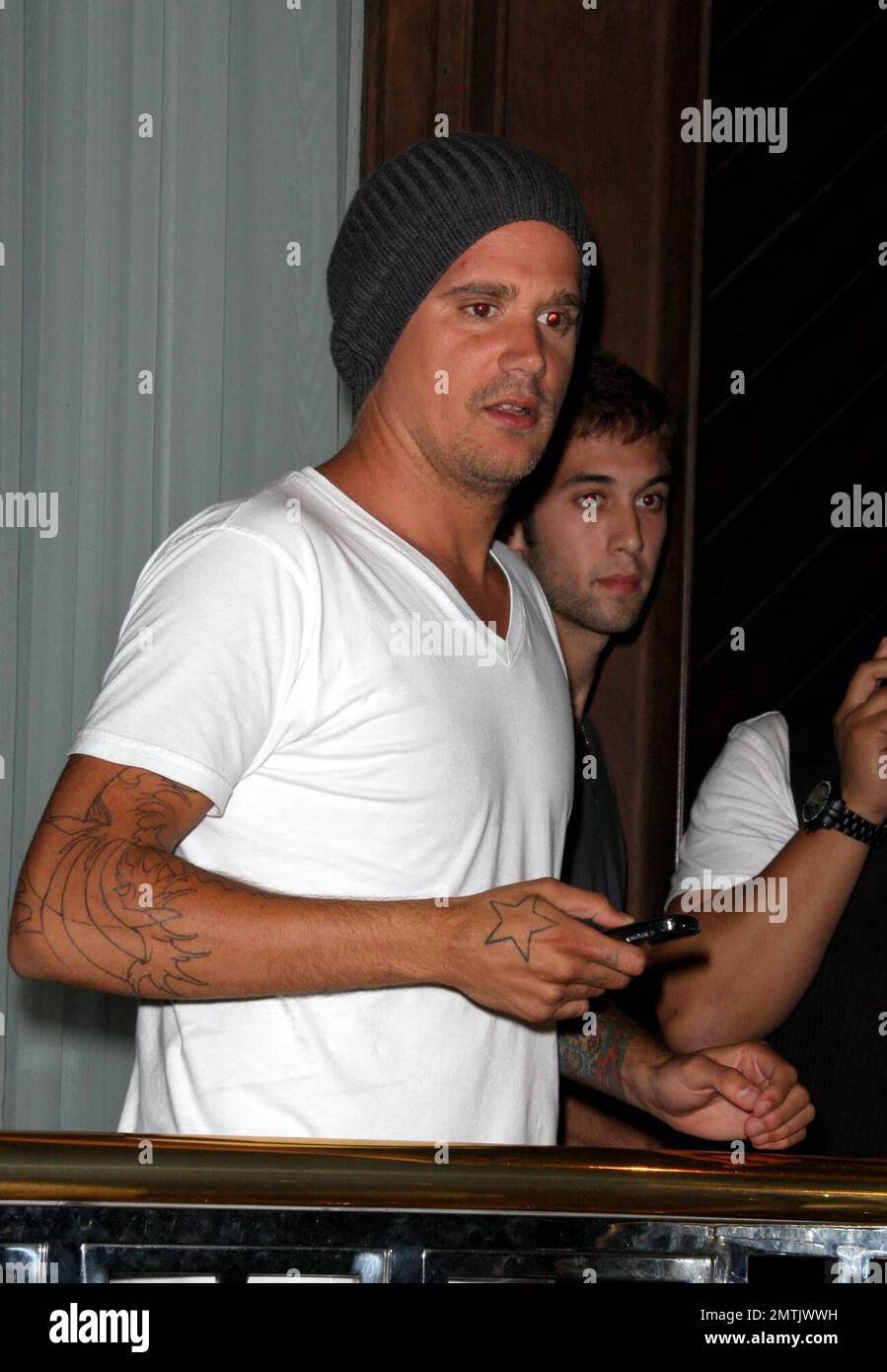 Rock Royalty Sean Stewart enjoys a night out on the town at LA Hot Spot ...