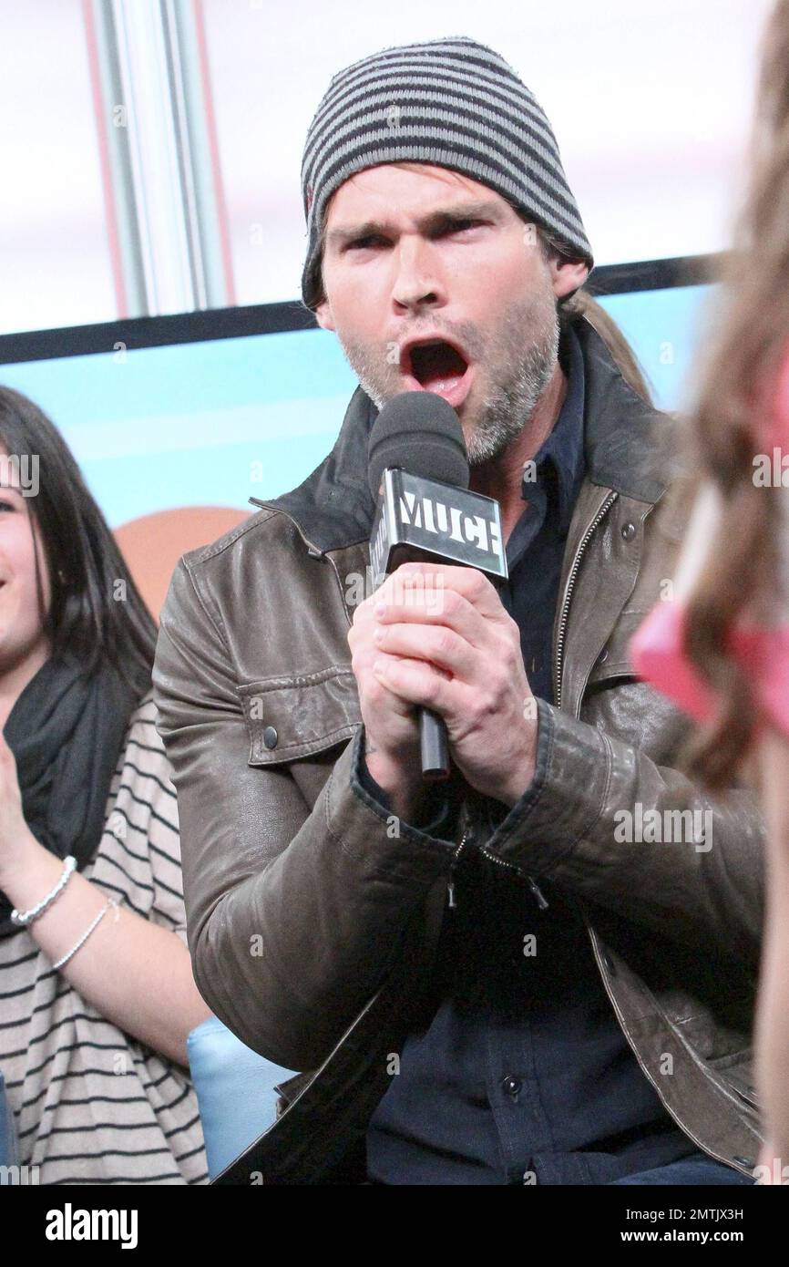 Sean William Scott promotes Goon at Much Music Live in Toronto, ON ...