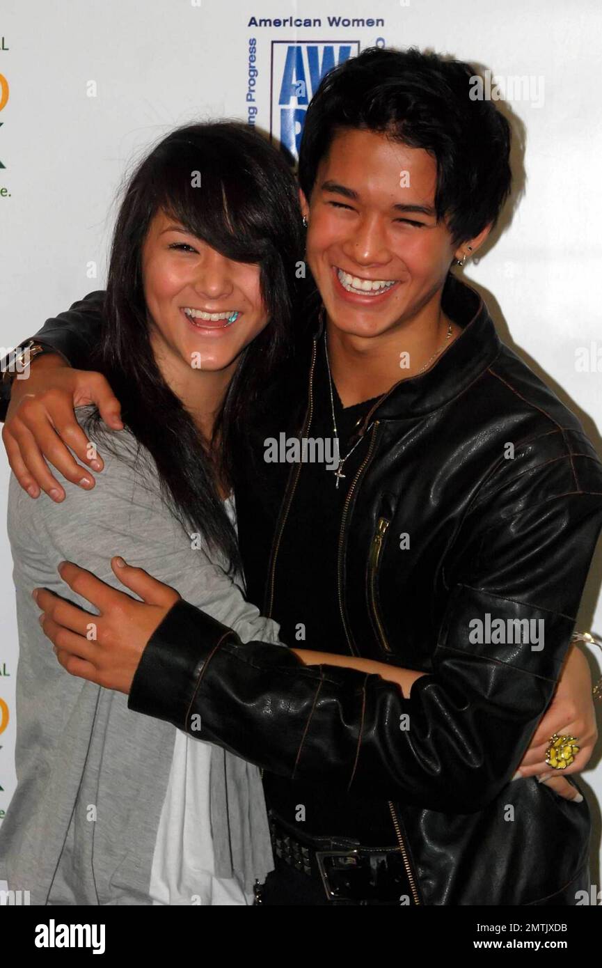 Boo Boo and Fivel Stewart at the American Women in Radio and Television ...