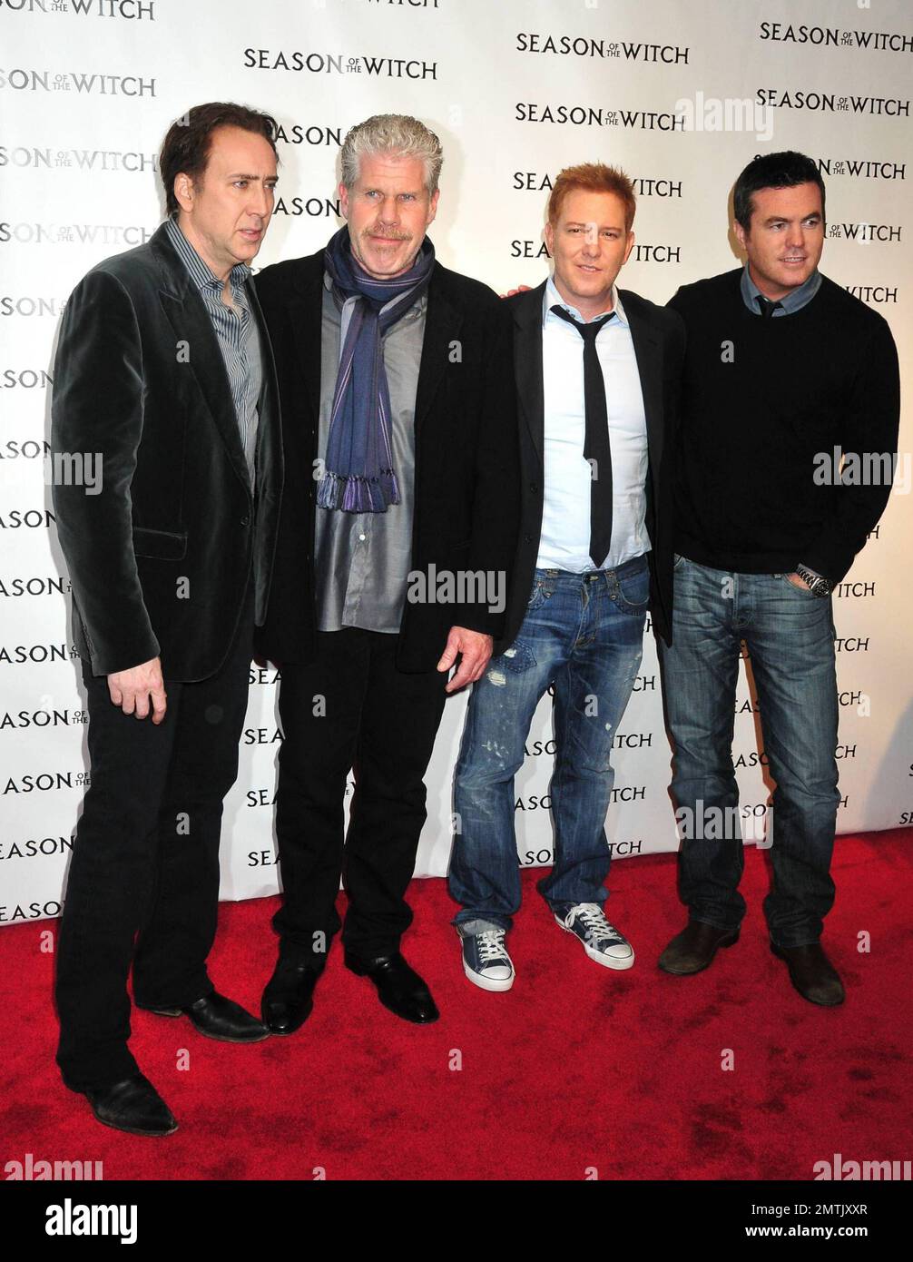 Nicolas Cage, Ron Perlman, producer Ryan Kavanaugh and producer Tucker ...