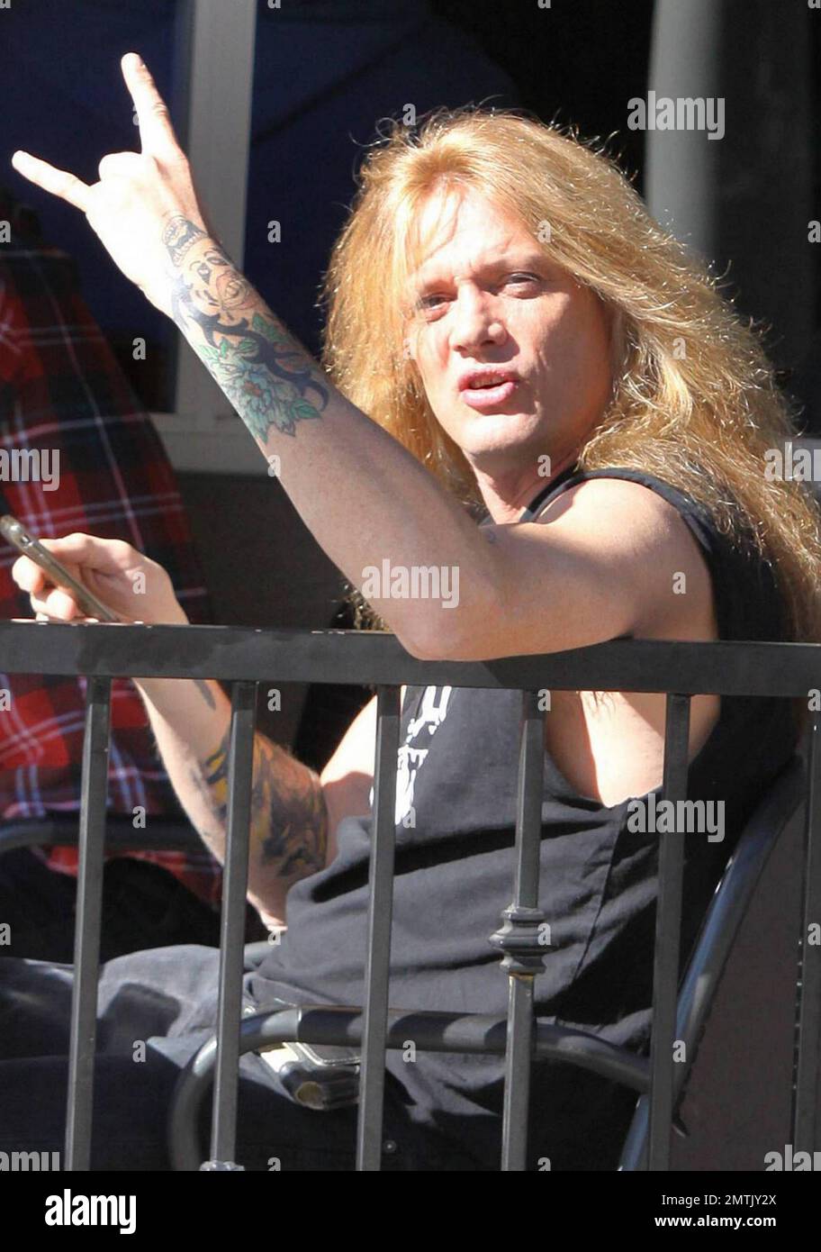 EXCLUSIVE!! Canadian rocker and ex-frontman of the band Skid Row ...